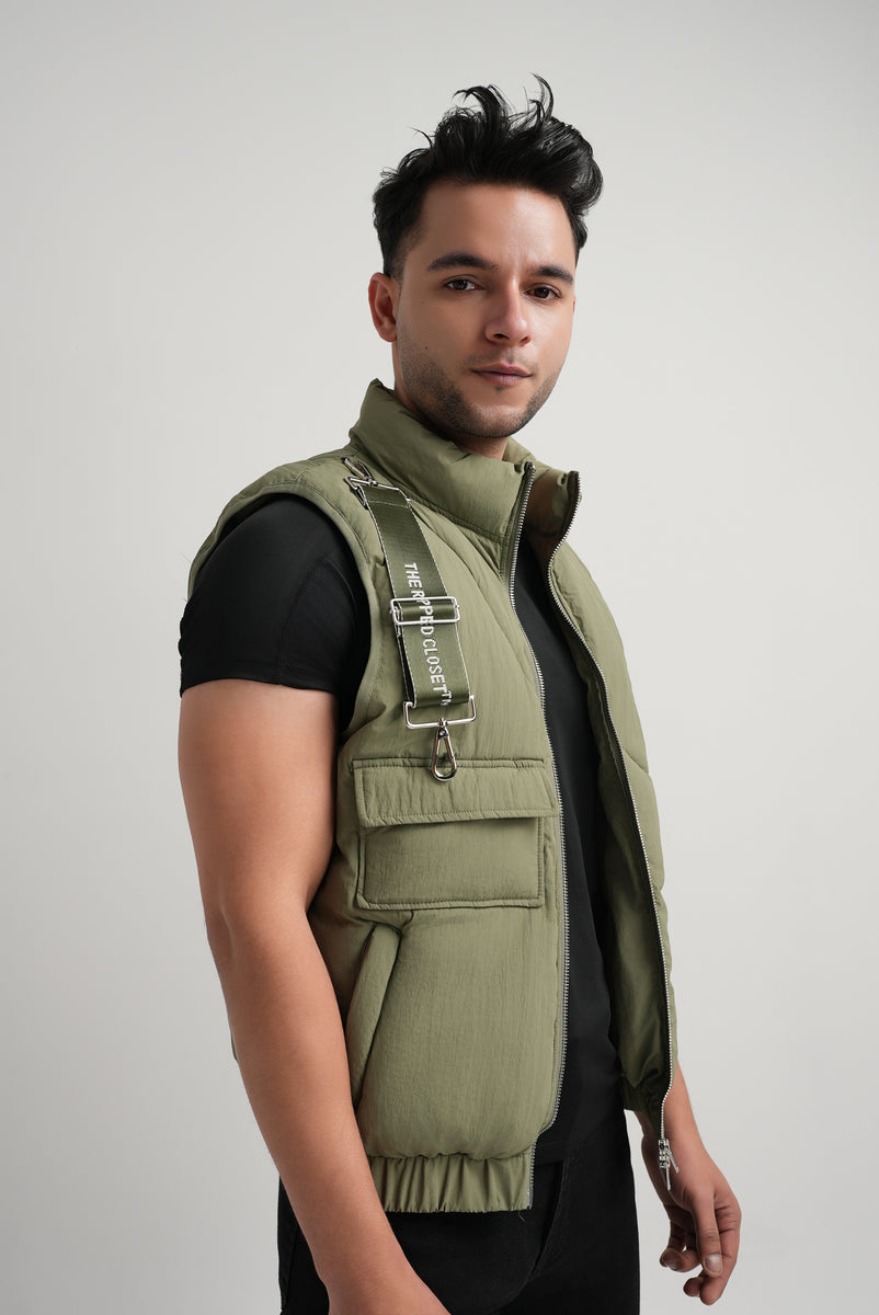 Men's Green Wild Vest – TheRippedCloset